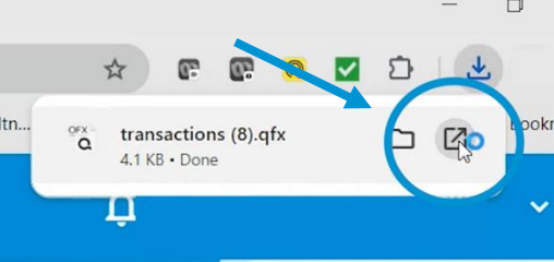 How do I download transactions on Blue Digital into a Quicken file ...